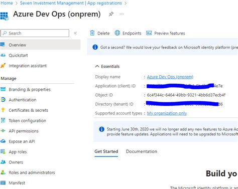 Unable To Authorize Azuredevops Application To Azure Data Factory Stack Overflow