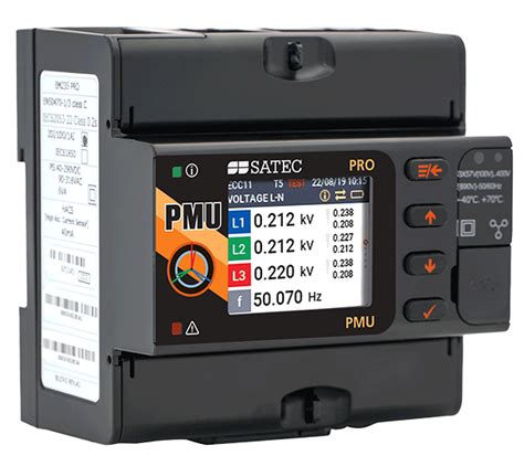 Satec Pmu Pro Phasor Measurement Unit Iec Ieee 60255 118 1 2018 Compliant