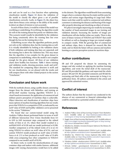 Object Detection And Ship Classification Using Yolov5 Pdf