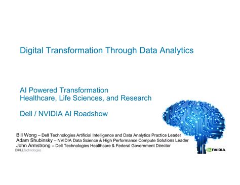 Dell Nvidia Ai Powered Transformation In Healthcare And Life Sciences Webinar Ppt