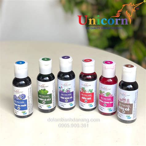 Màu Thực Phẩm Unicorn 60g Làm Bánh Không Khó