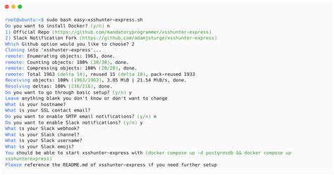 easy xsshunter automation setup script adam j sturge infosec write ups