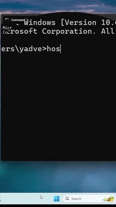 Find Your Hostname On Windows In Seconds Shorts Windows
