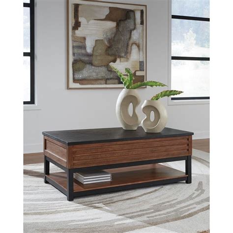 Signature Design By Ashley Kallari 48 In Black And Dark Brown