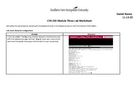 CYB 230 Module Two Lab Worksheet Ubuntu Data Recovery Security Studocu