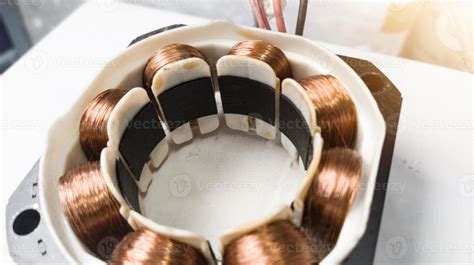 Close Up The Fan Stator Winding Circuit For Disassembly Analysis