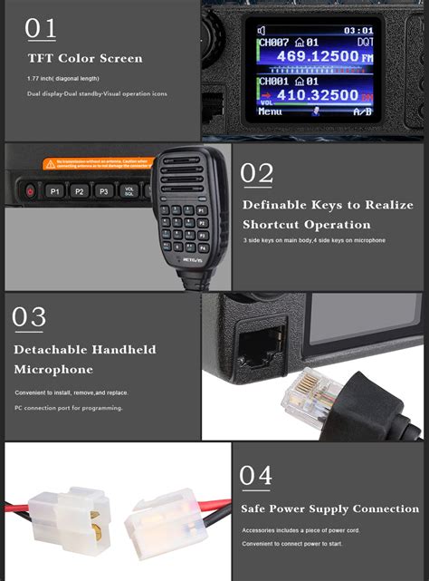 Retevis Rt73 Dmr Digital Car Mobile Transceiver Unicom Radio