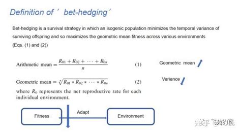 Bet Hedging 微生物的“对冲”哲学 知乎