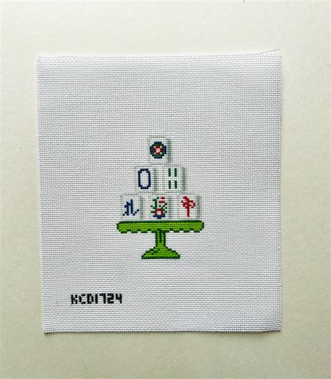 Tipsy Tower Magical Mahjong Canvas Kc Needlepoint