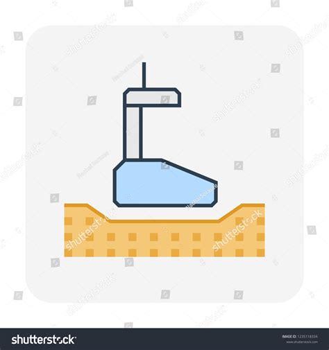Nuclear Density Testing Ndt Vector Icon Stock Vector Royalty Free