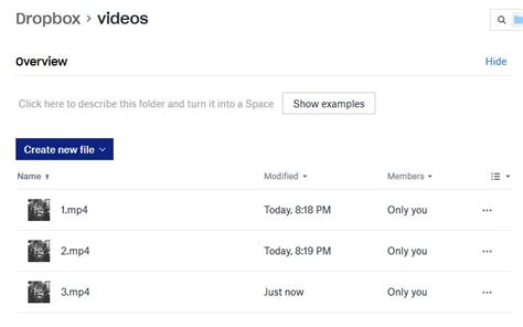 Python Download All Mp4 Files Present In A Dropbox Folder Stack