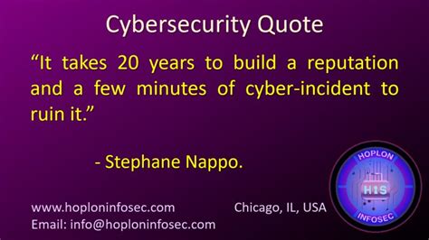 Cybersecurity Quote By Redteam Hoplon Infosec Posted On The Topic Linkedin