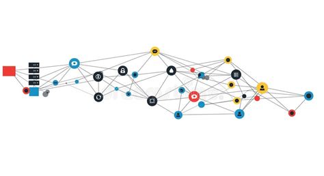 Abstract Network Diagram Featuring Interconnected Nodes And Lines