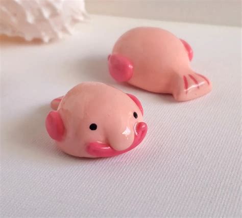 Blob Fish Charm Desk Figurine Handmade Marine Animal Etsy In 2025