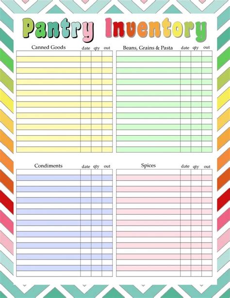 Diy Home Sweet Home Home Management Binder Pantry Inventory Warm The Printer Its Free