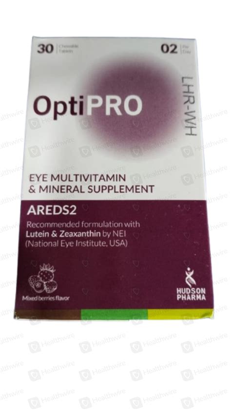 Optipro Lutien Zeaxanthen 30 Tablets Chewable Price In Pakistan