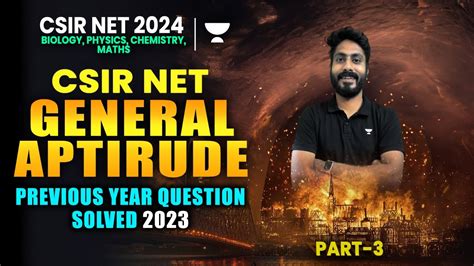 Csir Net General Aptitude Part A Csir Net Part A Previous Year Questions Solved 2023 Shanu