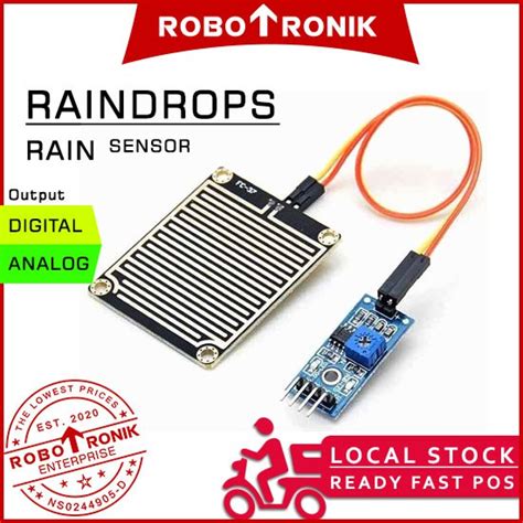 Rain Sensor Raindrop Module Shopee Malaysia