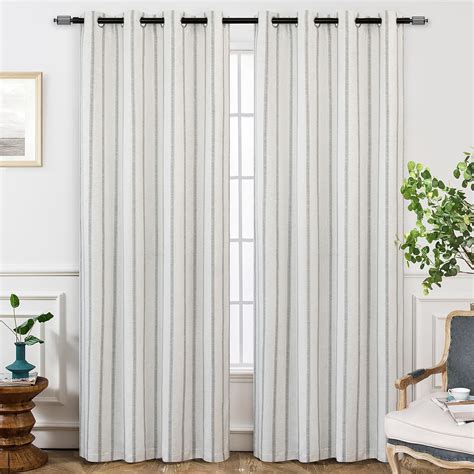 Driftaway Farmhouse Linen Blend Blackout Curtains 102