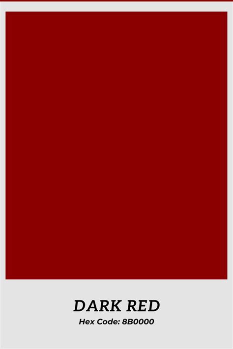 Dark Red Hex Colors Im Awesome Color