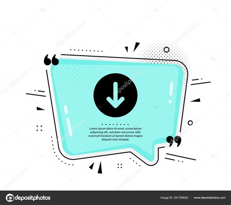 Scroll Button Icon Quote Speech Bubble Scrolling Screen Sign Swipe Stock Vector By ©blankstock