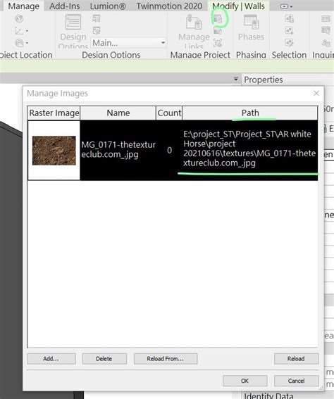 Texture External Data Relative Path Autodesk Community