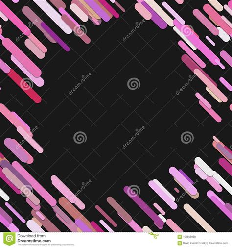 Colored Rounded Diagonal Stripe Pattern Background Stock Vector Illustration Of Pattern