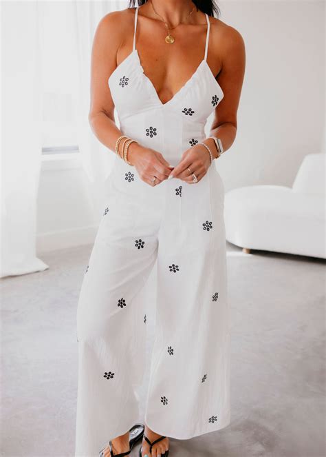 kenah embroidered jumpsuit lauriebelles