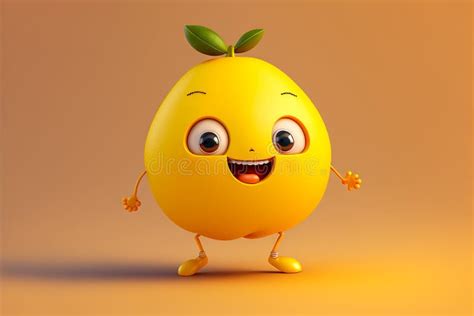 Lemon Cartoon Character Generative Ai Stock Illustrations 163 Lemon