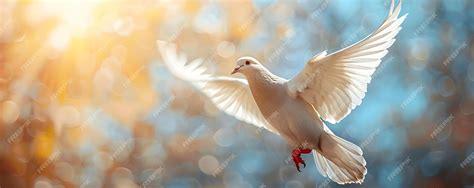 Premium Photo A Dove Symbolizing The Powerful And Transformative Energy Of The Holy Spirit