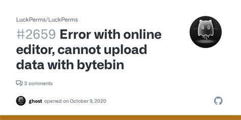error with online editor cannot upload data with bytebin · issue 2659