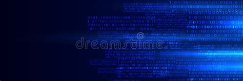 Binary Software Code Background Random Binary Numbers Of Program Code