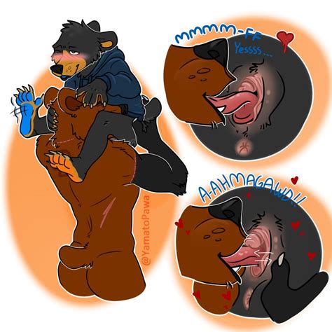 Rule 34 Absurd Res Andromorph Andromorph Male Anthro Black Bear Blush