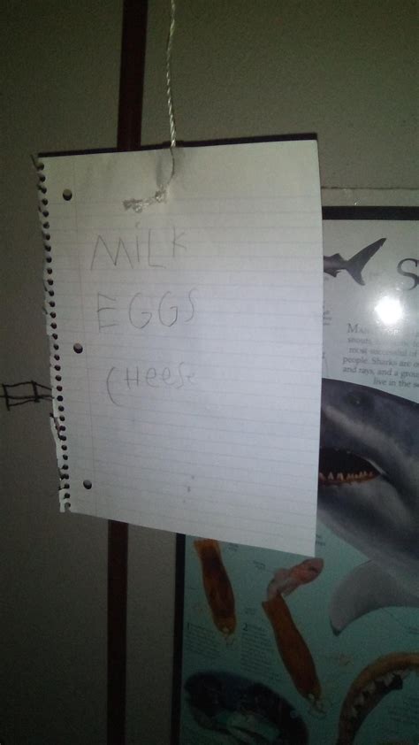 The Floating Shopping List Is Haunting My Room R Spongebob