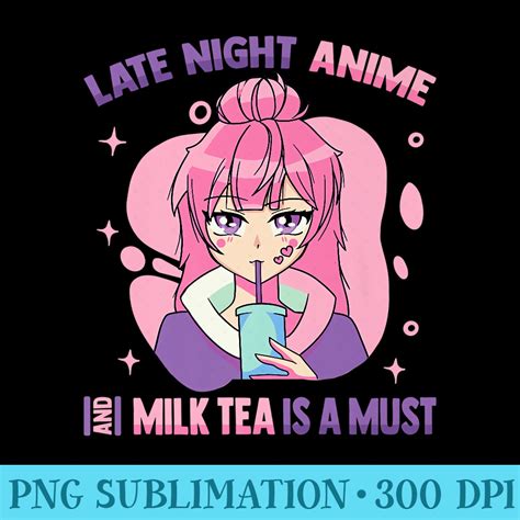 Kawaii Otaku Girl Late Night Anime And Milk Tea Is A Must Pr Inspire