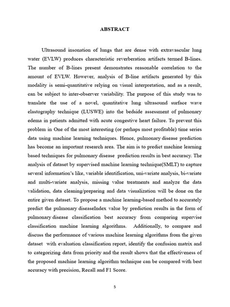 Prediction Of Copd Using Machine Learning Technique Pdf Artificial