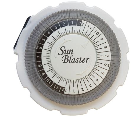 Sunblaster 24hr Analog Timer Single Outlet 15 Amp Hydro Giant Sunblaster 24hr Analog Timer Single Outlet 15 Amp Hydro Giant