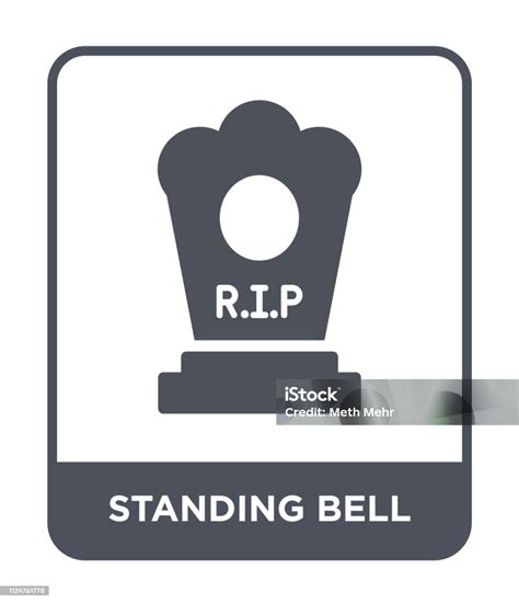흰색 바탕에 서 있는 벨 아이콘 벡터 서 벨 유행 가득 종교 컬렉션에서 아이콘 디자인에 대한 스톡 벡터 아트 및 기타 이미지 디자인 레스토랑 로고 Istock