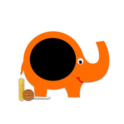 قیمت و خرید تخته سیاه دکوماتوس طرح فیل کوچولو کد T205 سایز 23x31 سانتی متر