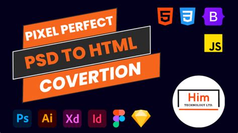 Convert Figma To Html Xd To Html Psd To Html With Html Css And Js By