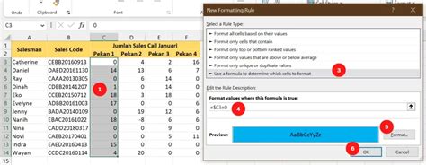 Menggunakan Rumus Conditional Formatting Berdasarkan Cell Lain Excelandor