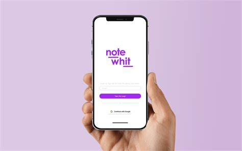 Ui Ux Note Taking App Note Whit On Behance