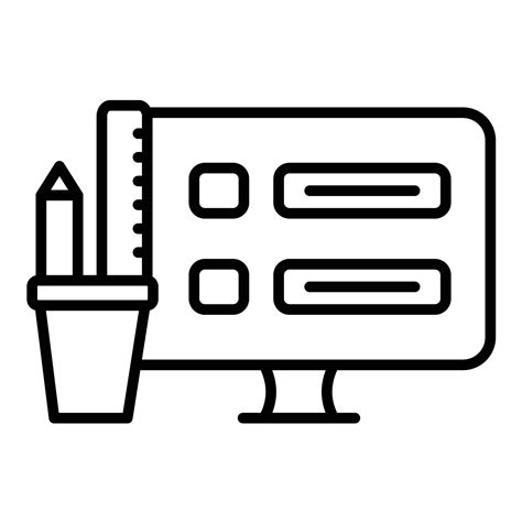 Test Cases Line Icon 7585879 Vector Art At Vecteezy