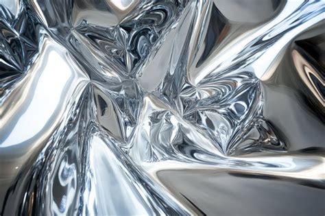 Abstract Silver Metallic Surface Texture Design Stock Illustration