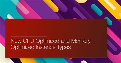 exoscale cpu and memory optimized instances