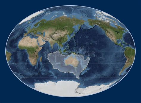 Australian Tectonic Plate Satellite Fahey Stock Illustration Illustration Of Australian