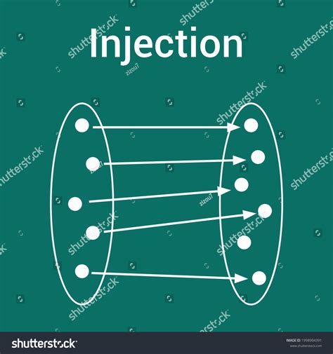 Set Theory Injection Function Mathematic Stock Vector Royalty Free 1998994391 Shutterstock