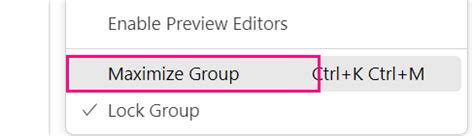 Maximize Editor Group When New Group Is Created Issue Microsoft Vscode GitHub