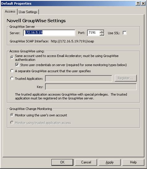 Novell Doc Groupwise Mobile Server 2 Getting Started Guide Configuring A Groupwise Server