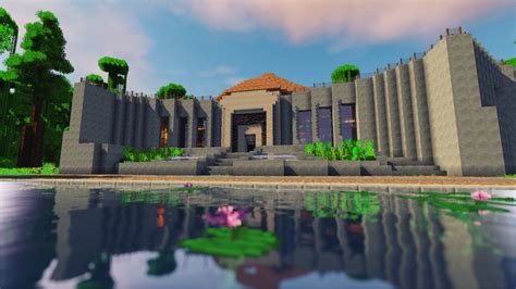Jurassic Park Visitor Center Minecraft Map